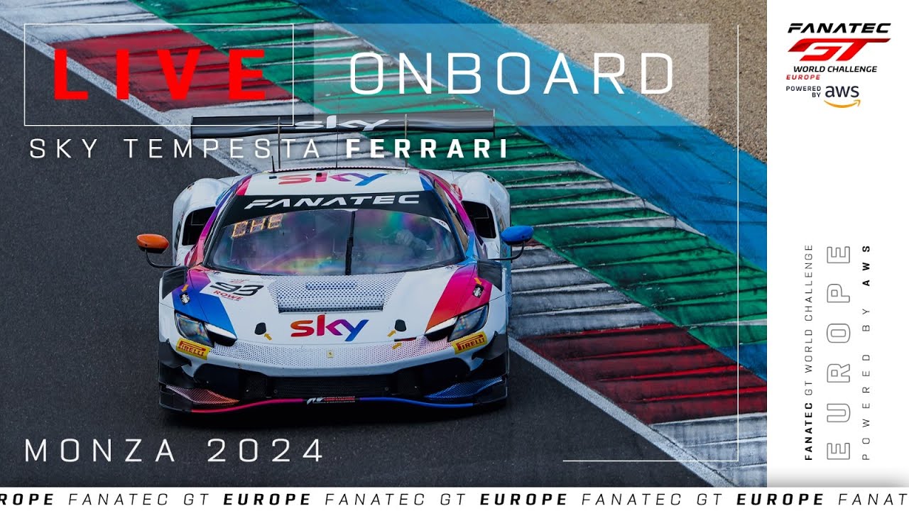 LIVE | Race | Onboard Car #93 | Monza | Sky Tempesta Racing | Fanatec ...