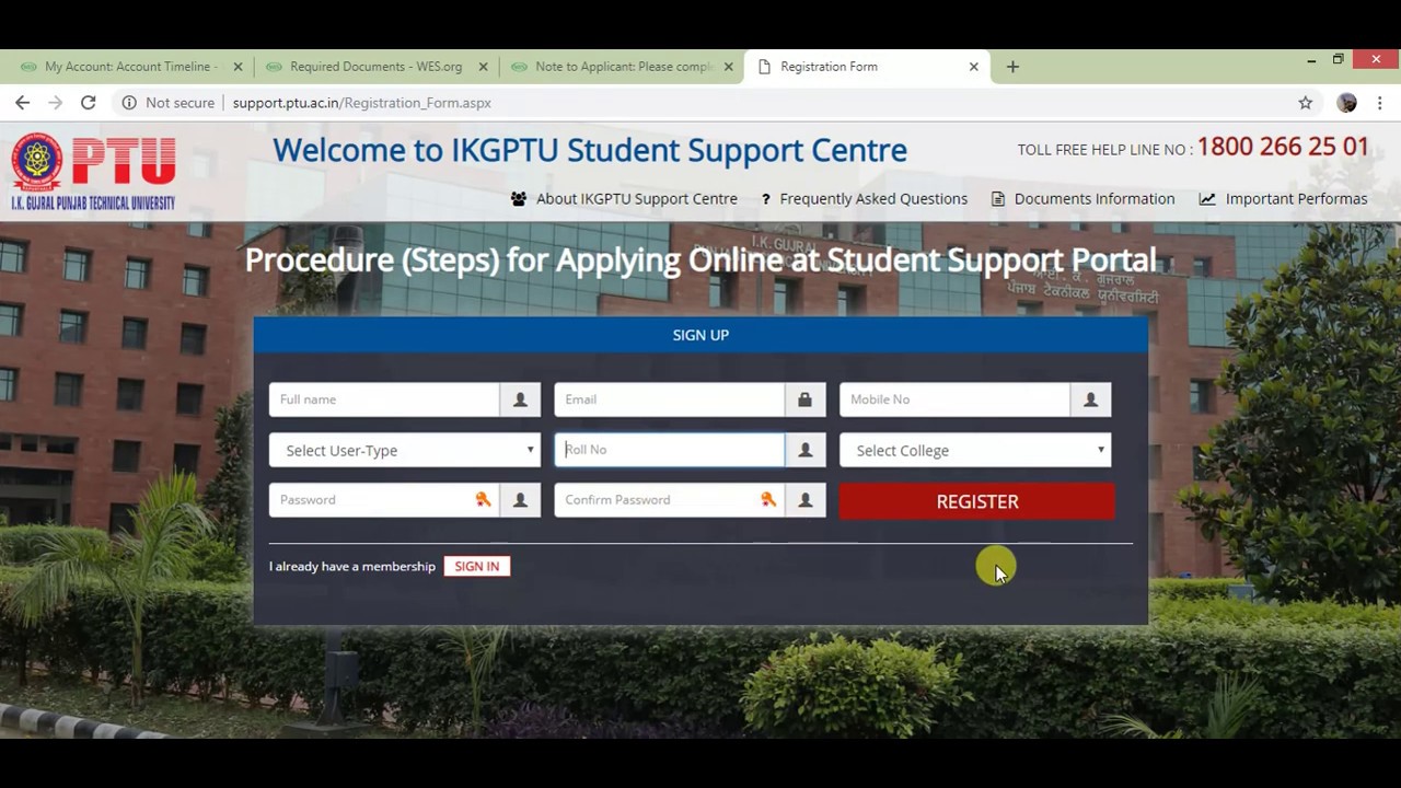 PTU WES Assessment Information Step by Step - Check New PTU Portal ...
