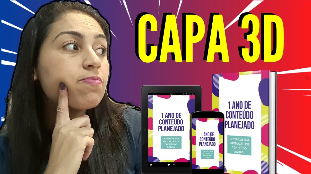 Como Criar Capa 3D para Ebook [Grátis e Online] - YouTube
