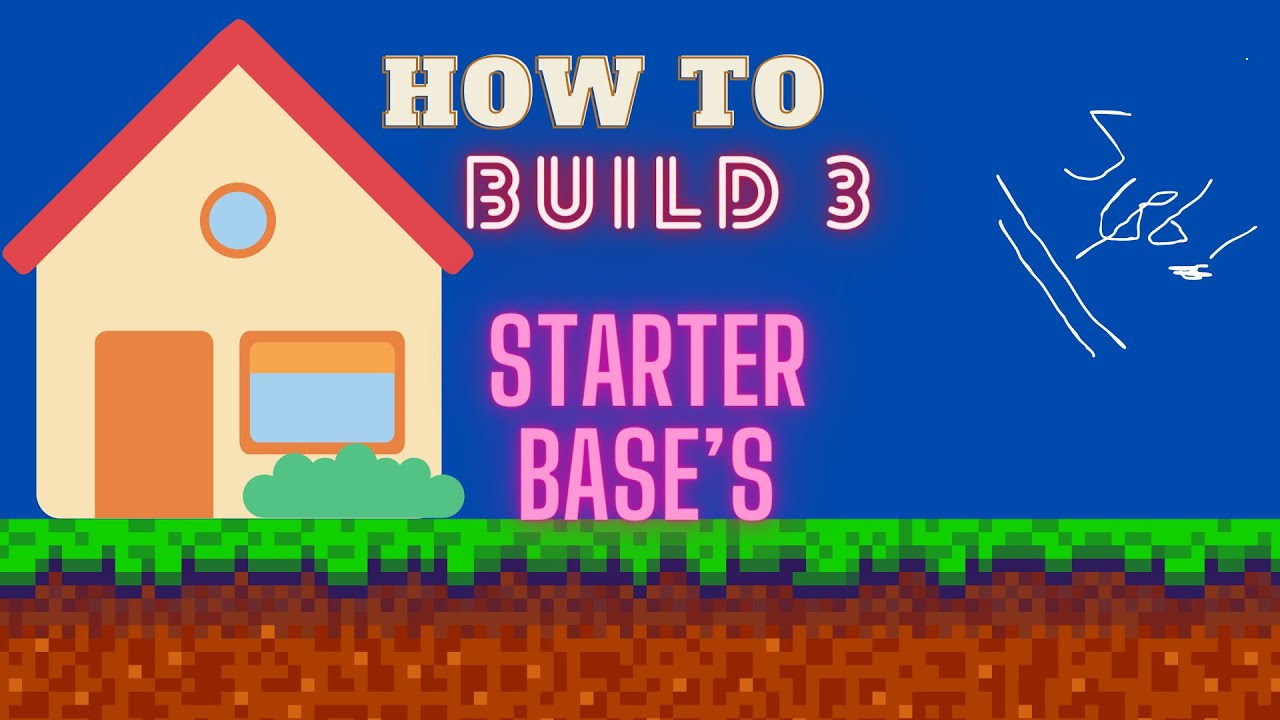 how to build the best 3 starter bases in minecraft - YouTube