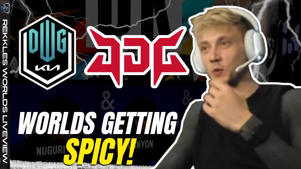 LPL VS LCK SHOWDOWN | Rekkles | DK vs JDG Worlds Groups W2 D2 - YouTube
