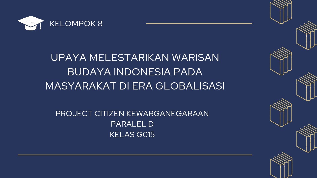 Project Citizen Kewarganegaraan - Kelompok 8 Par D - YouTube