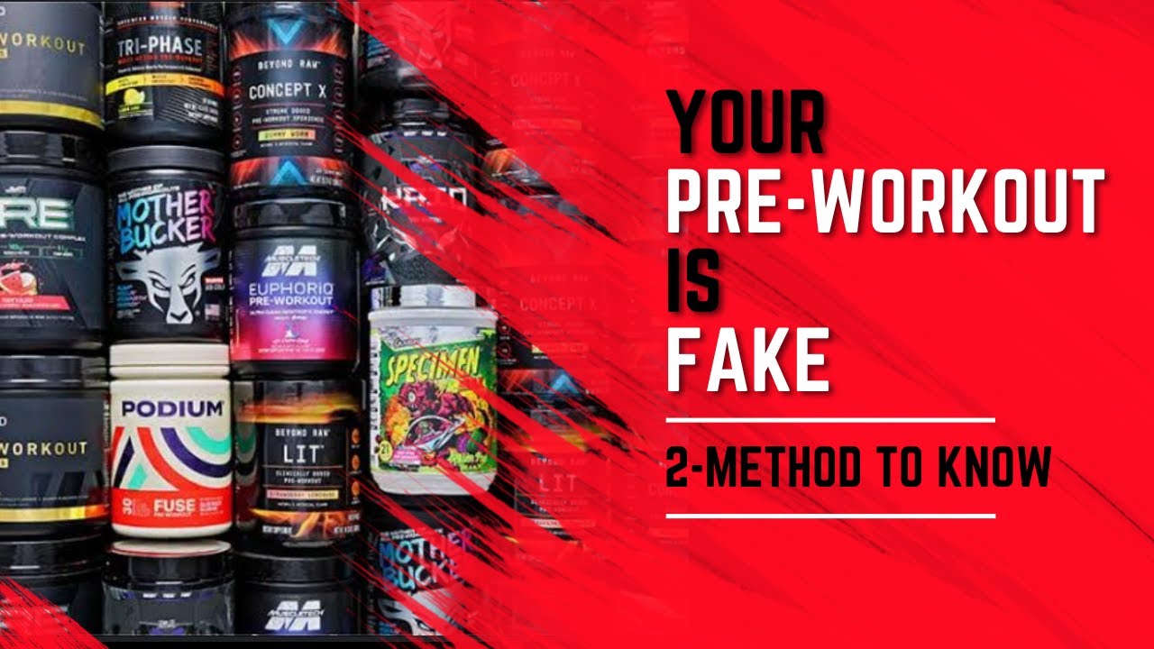 Your Pre-Workout is Fake! - 2 methods to know - YouTube