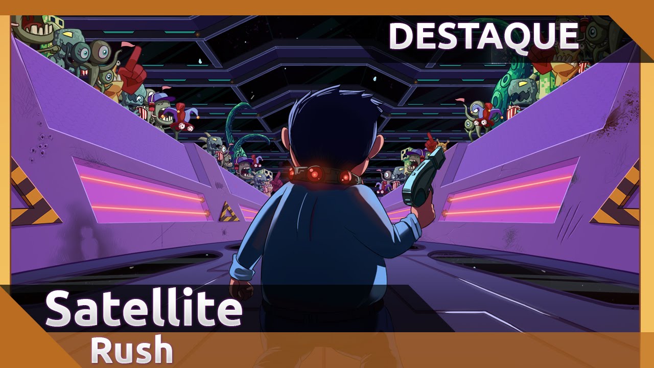 IDJ Destaque: Satellite Rush - gameplay jogo eletrônico de tiro indie brasileiro da Steam - YouTube