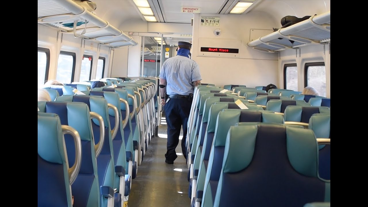 Students, teachers ride train to Masters - YouTube