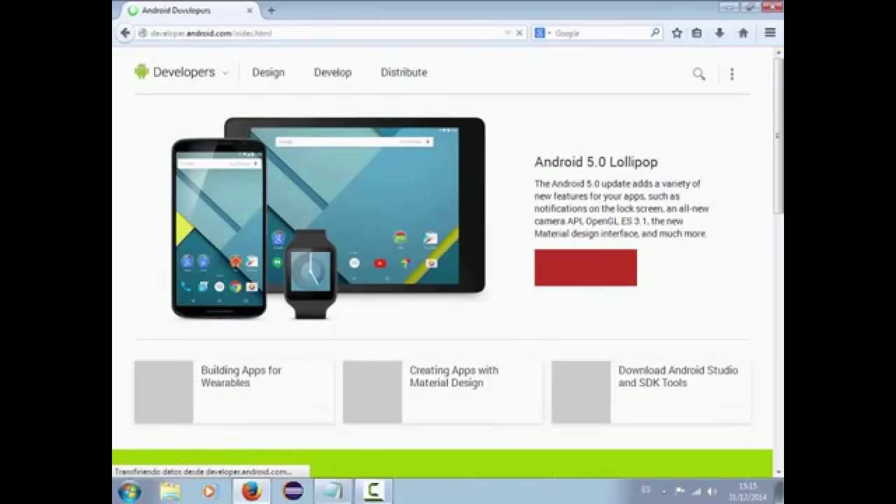 Programacion instalar SDK de Android y Eclipse - YouTube