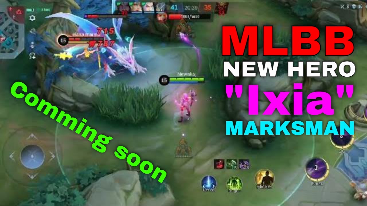 Ixia MLBB New Hero #mlbb #ixia #newakaji - YouTube