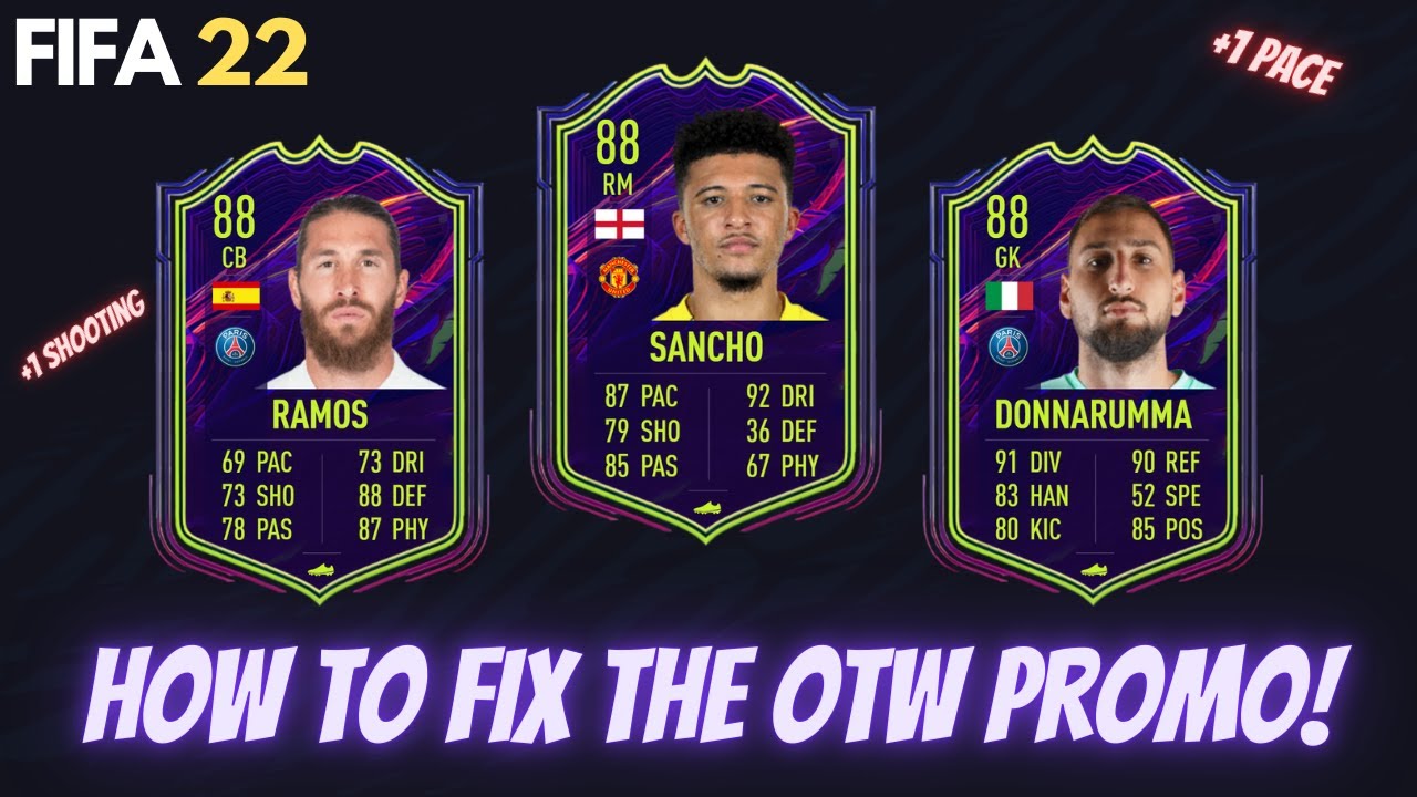 FIFA 22 - How To Fix The OTW Promo! - YouTube