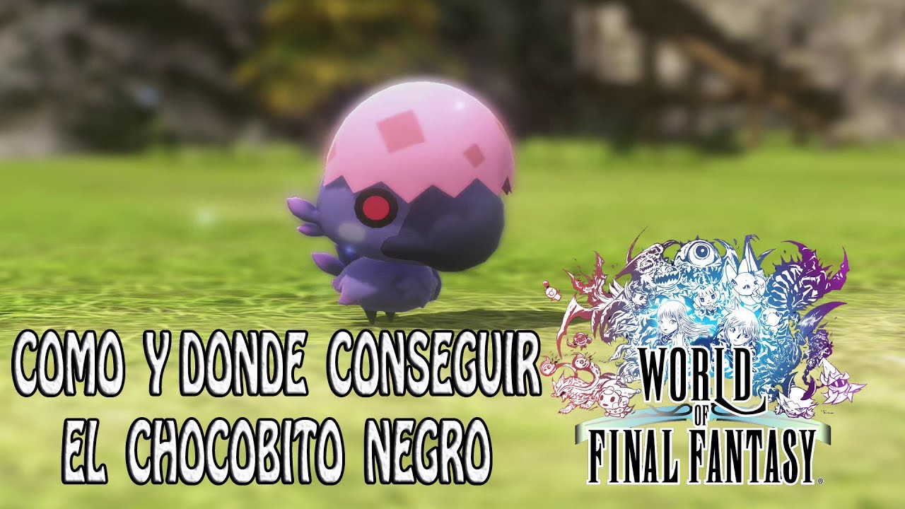 Como conseguir el Chocobito negro - mirage especial World of Final ...
