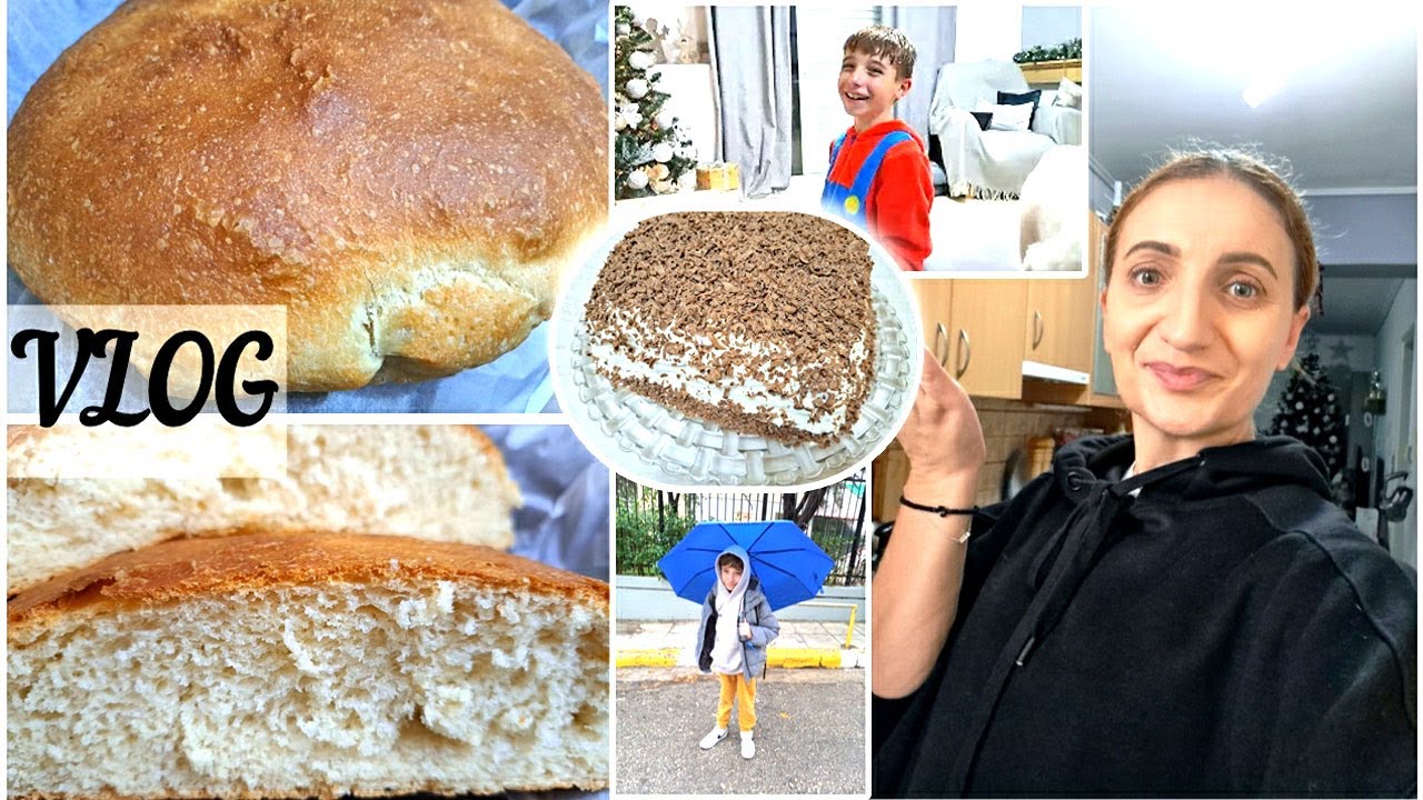VLOG:Γιορτάζουμε,Φτιάχνω πίτσα,γλυκό και ψωμί,Βροχερή μέρα |MC Life ...