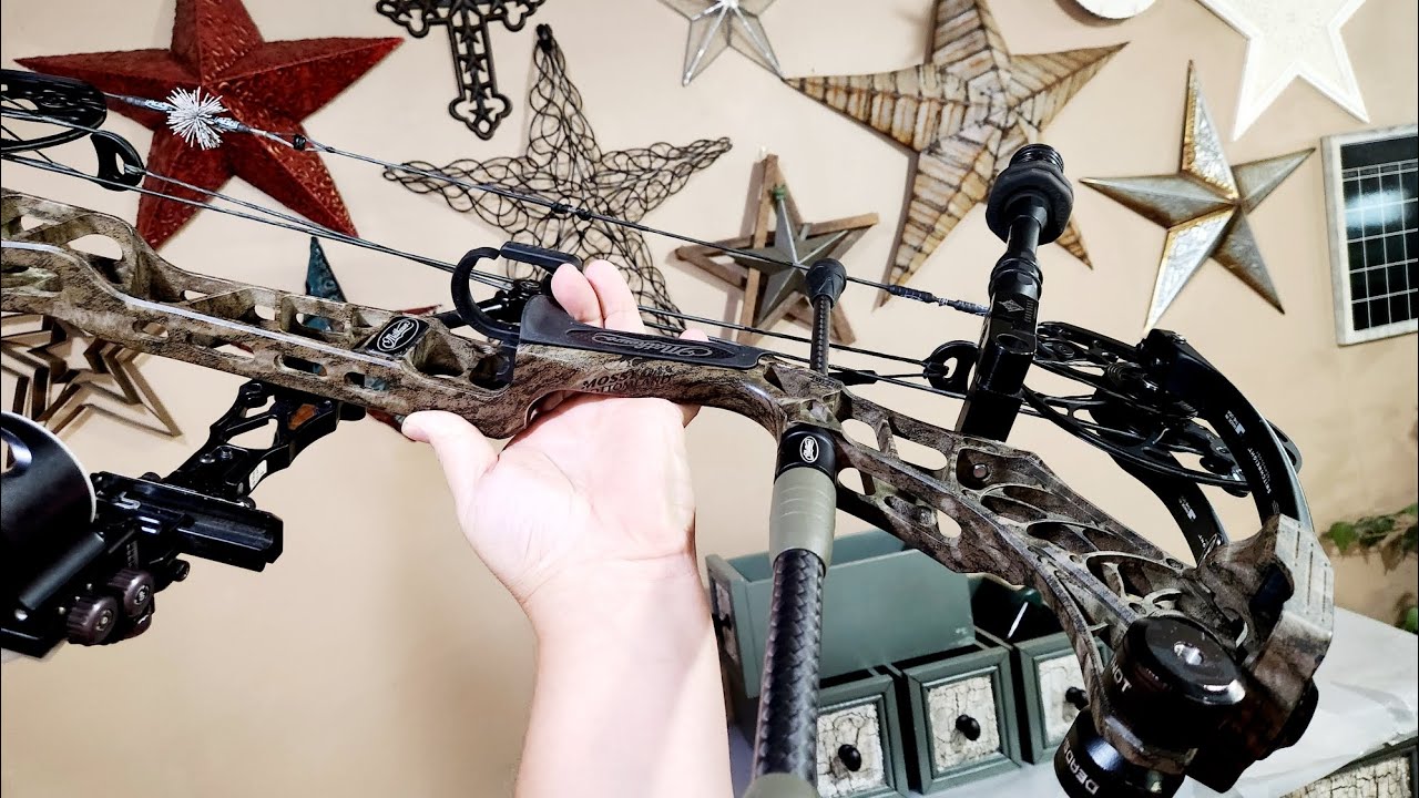 Custom one of a kind Mathews. Best broadheads. Working on my boys bow ...