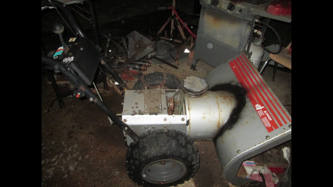 Snow Blower to Snow Plow Conversion Part 2 - YouTube