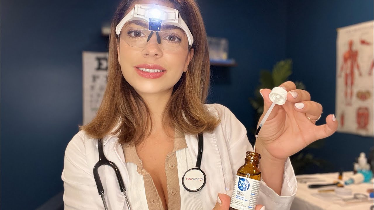 Asmr Dermatology Treatment Role Play Soft Spoken Face Exam Skin Face