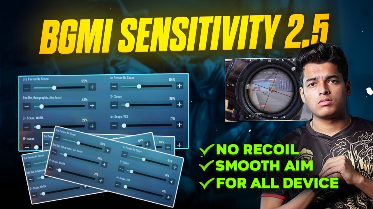 🔥Jonathan New Sensitivity BGMI 2023 | BGMI 2.5 God Level Sensitivity ...