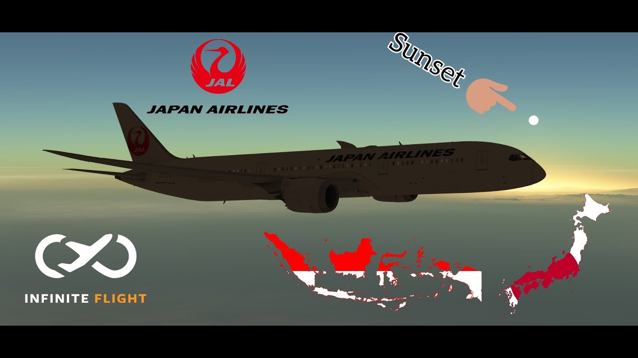 Infinite Flight | Jakarta, Indonesia to Tokyo, Japan | JAPAN AIRLINES ...