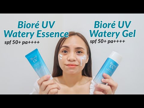 BIORÉ UV WATERY ESSENCE VS WATERY GEL (WHICH IS WHICH)