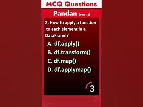 Part 15 - Pandas MCQ Questions | Data Science MCQ Questions - YouTube