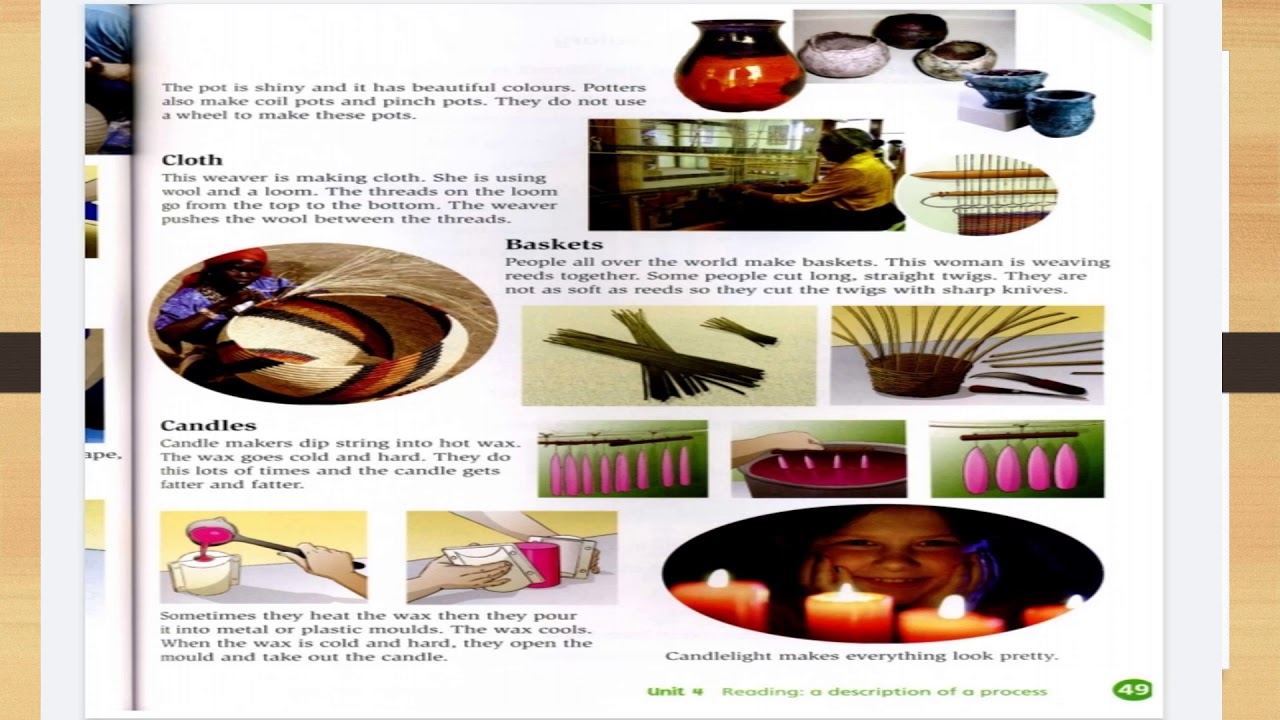 unit 4 crafts grade 4 part 1 - YouTube