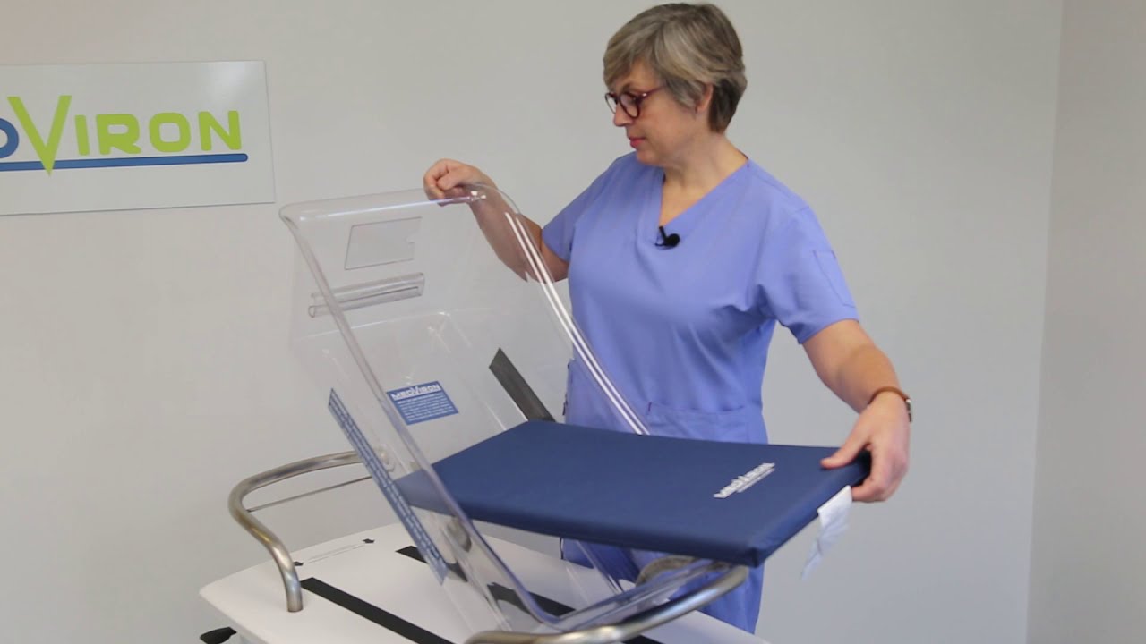 MedViron Rise2 Height Adjustable Hospital Bassinets - Demonstration ...