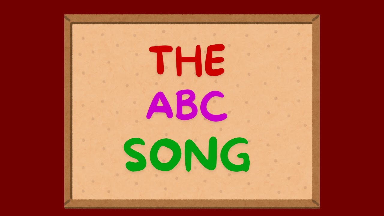 ABC Song - The Alphabet Song Nursery Rhymes For Kids - YouTube