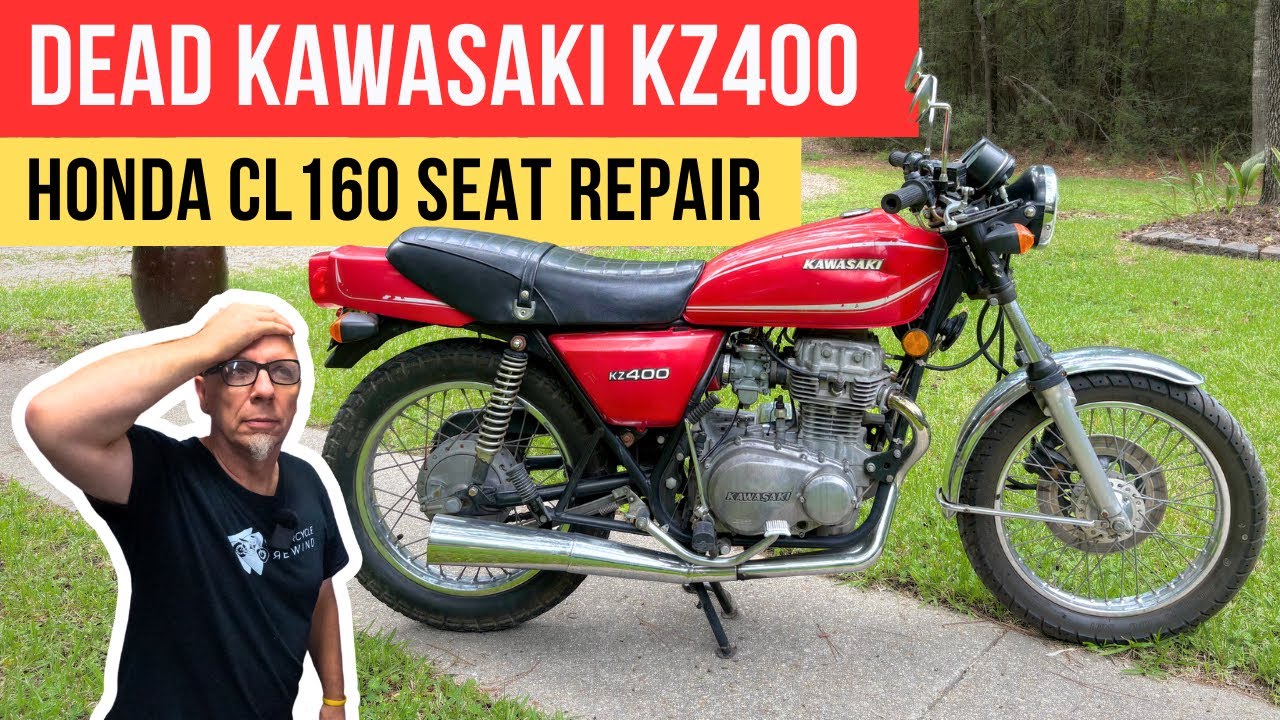 Dead KZ400! Can We Bring It Back? + CL160 Seat Fix - YouTube