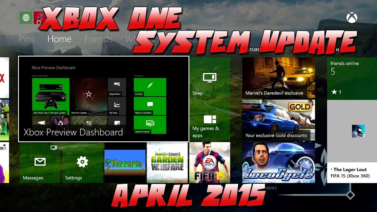 Xbox One April System Update and New Features Info - YouTube