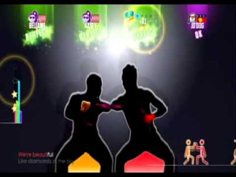 Just Dance 2015 ( Diamonds Rhianna ) Seated Dance  4 Stars ( ON WII )