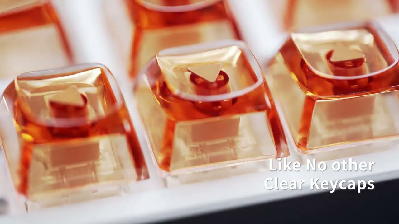 Oshid Amber: The First Mechanical Keycaps Set with 3D Legend | Oshid ...