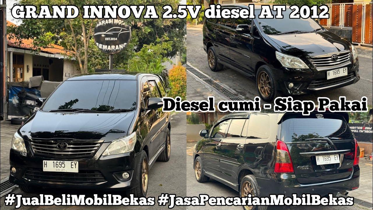 FOR SALE !!! GRAND INNOVA 2.5V Diesel AT 2012 #innovadiesel #fortuner # ...