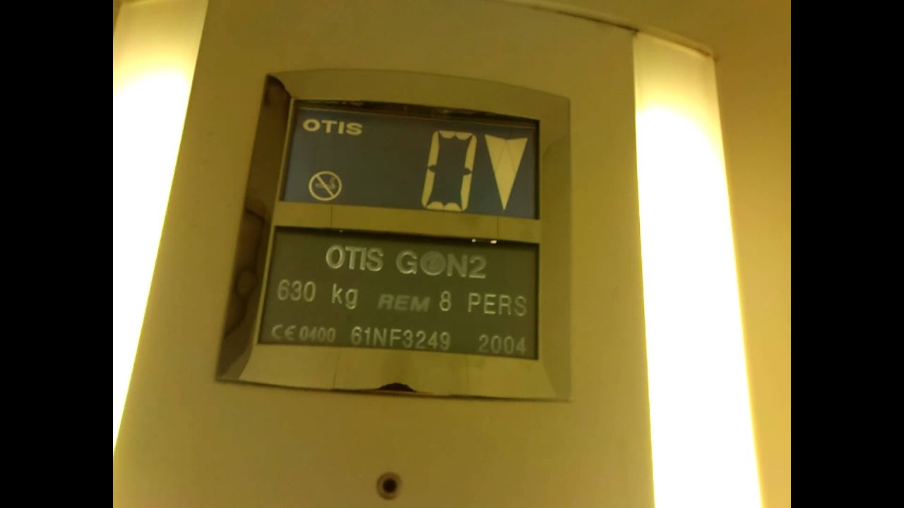 An Otis Gen2 elevator @ Parking Garage De Colonel in Maastricht - YouTube