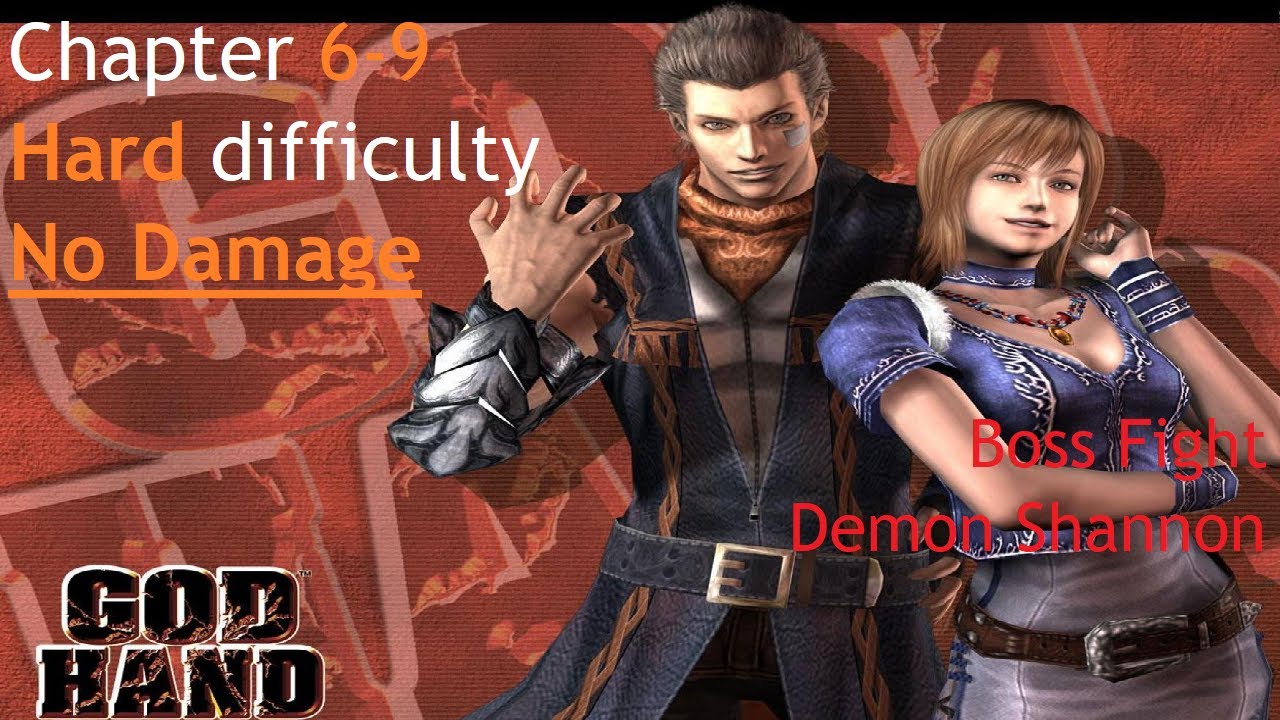 God Hand - Demon Shannon Hard/No Damage/with cutscenes [Chapter 6-9 ...