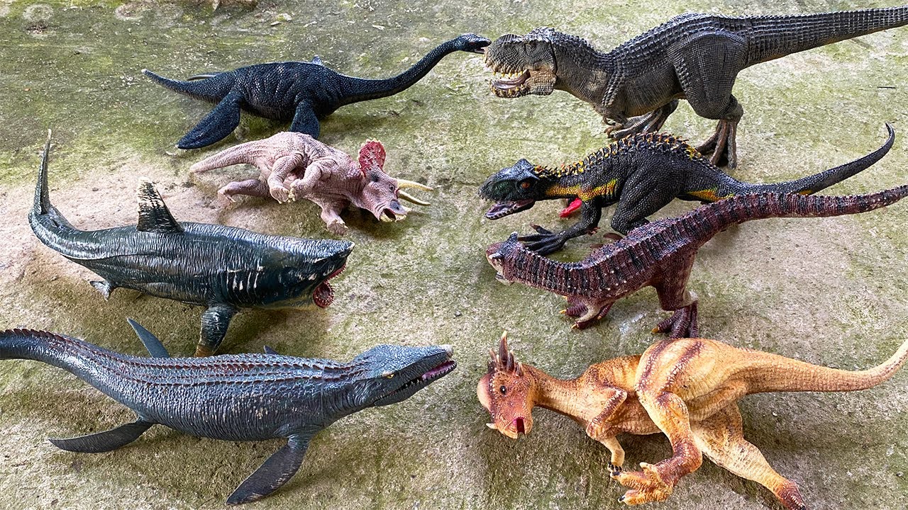 Membersihkan Looking for Dinosaurus! t-rex, excavator, octopus ...