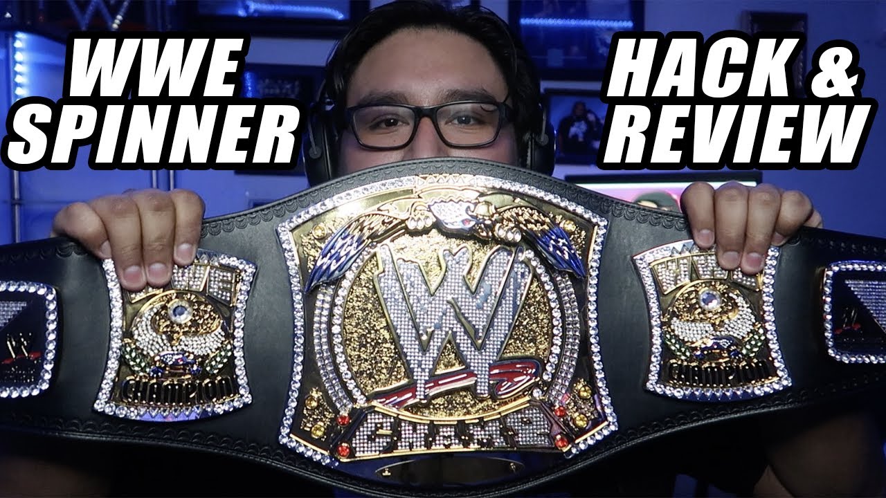 WWE Spinner Championship Replica REVIEW 2021 - YouTube