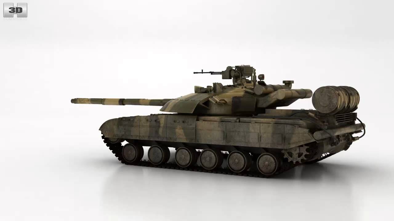 T-64BM Bulat 3D model by 3DModels.org - YouTube