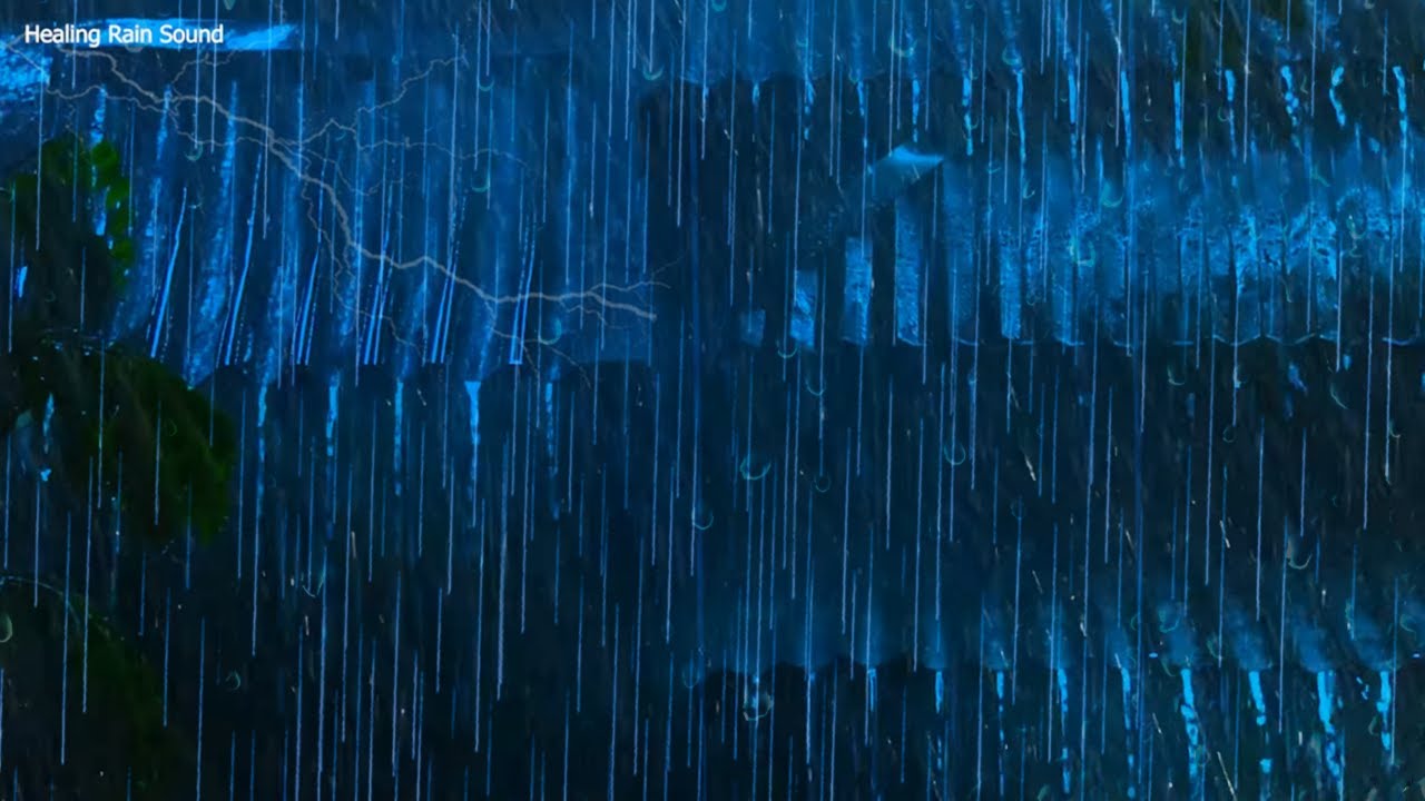 Extreme Thunderstorm with Heavy Rain and Booming Thunder - Sleep Sounds ...