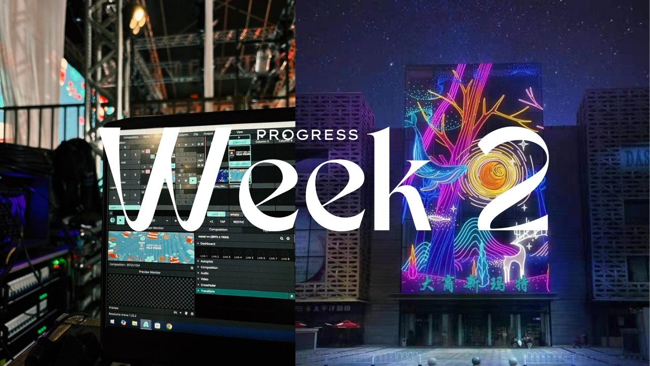 Week 2 Progress Report | Projection Mapping Development (Resolume ...