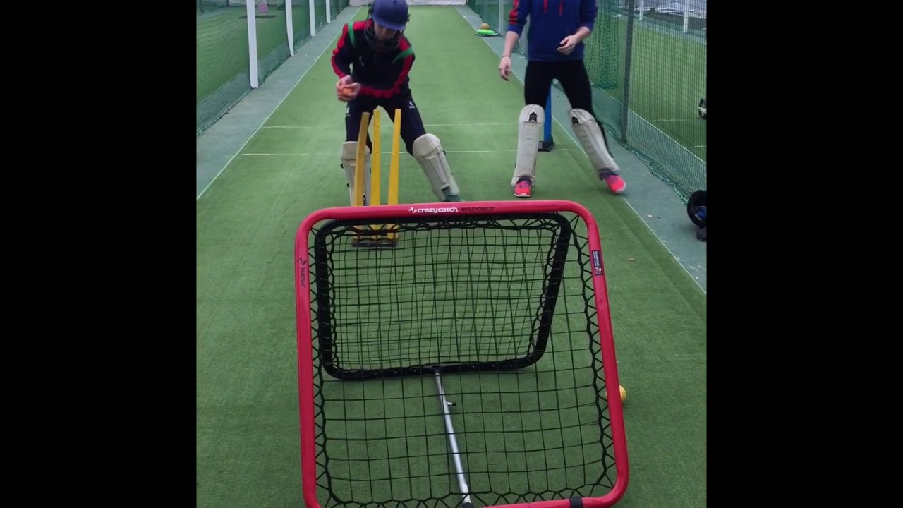 Crazy Catch Drill for Cricket Wicketkeeper Catching Practice - YouTube