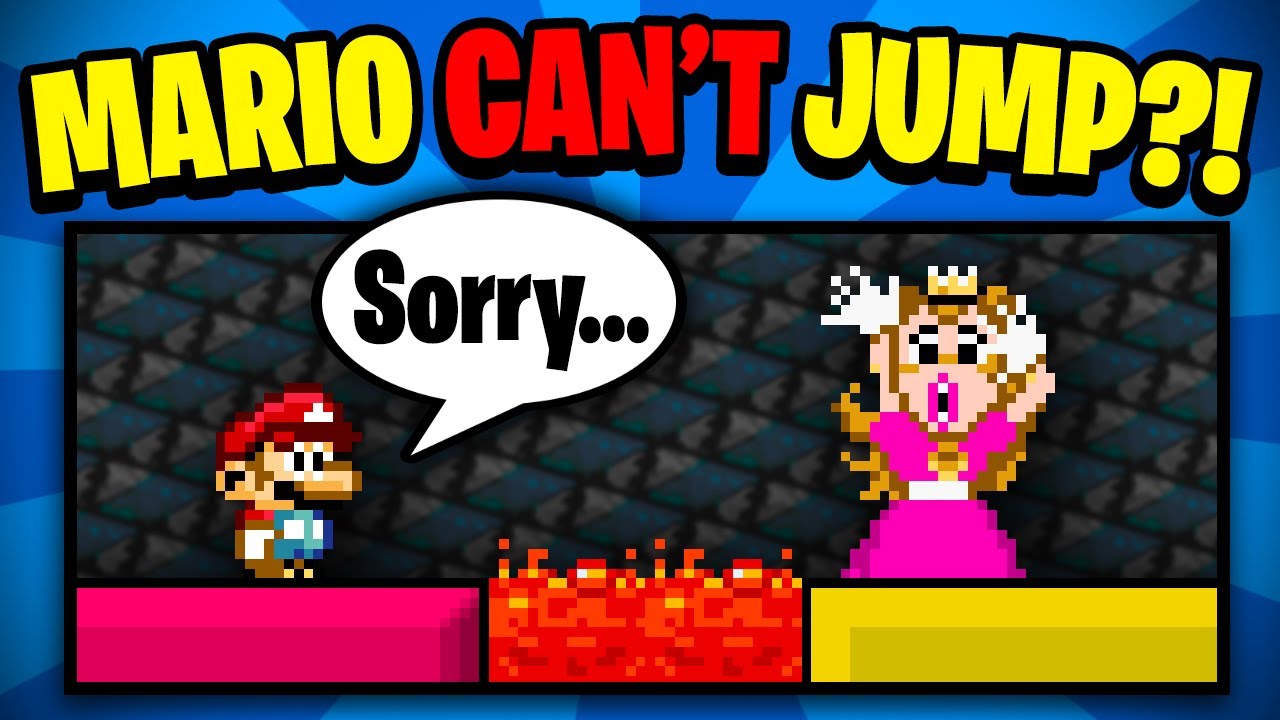 Mario, but he can't jump?! - YouTube