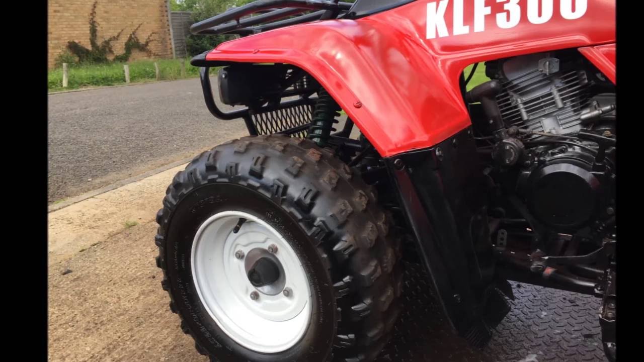 Kawasaki KLF300C 4x4 Green Diff - YouTube