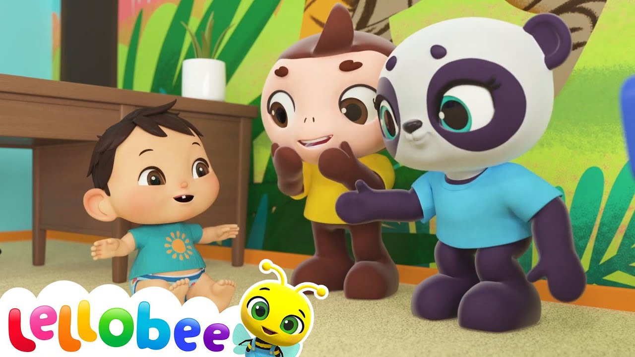 Peekaboo Song | Lellobee | Nursery Rhymes & Kids Songs | Baby Videos ...