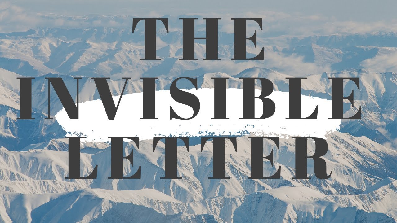 Inspirational Story The Invisible Letter YouTube Inspirational Story The Invisible Letter YouTube