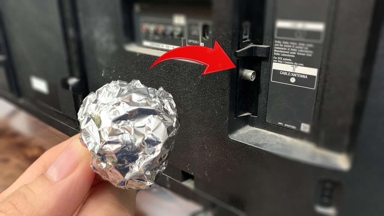 Insert an Aluminum cover behind the TV and watch all the Channels in ...