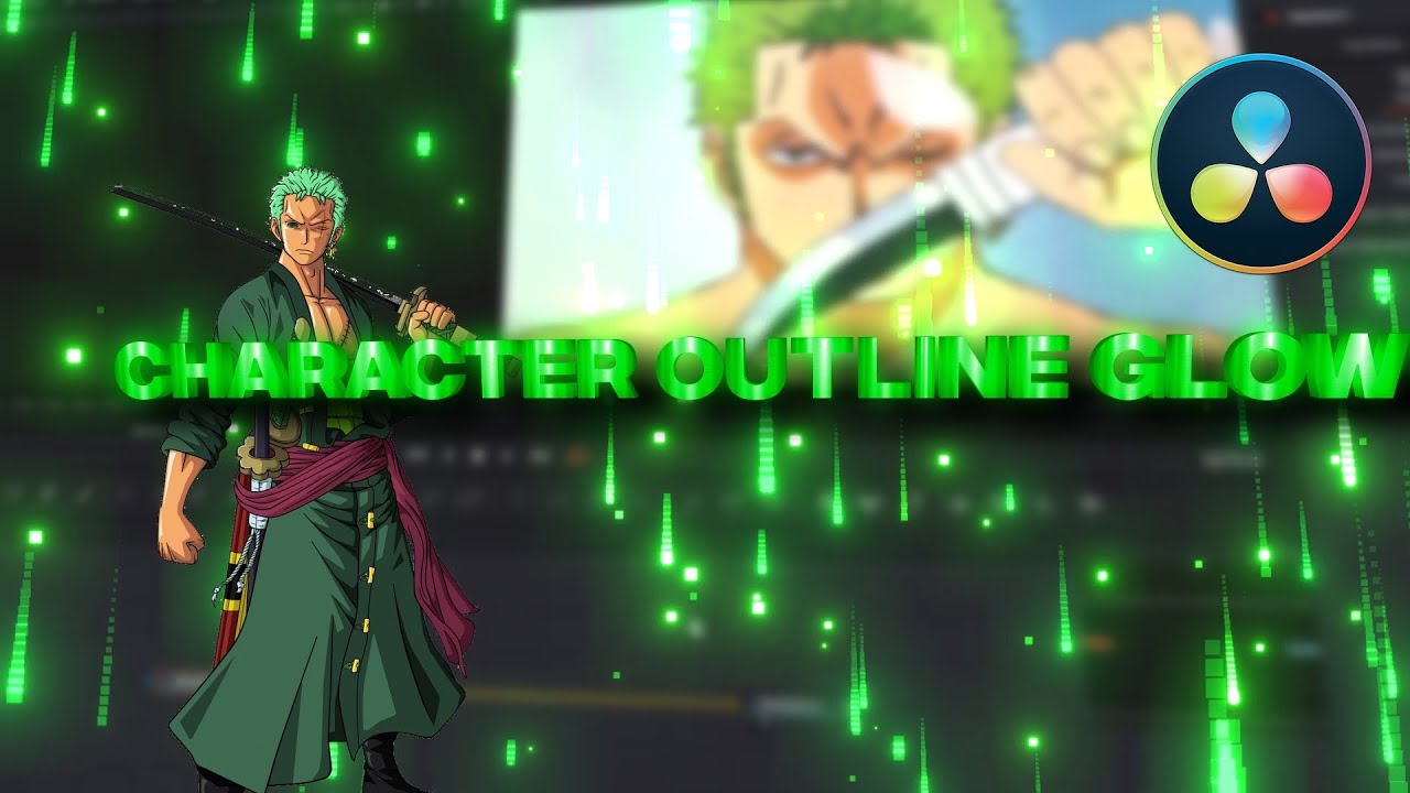 Character Outline Glow Effect | Davinci Resolve Tutorial - YouTube