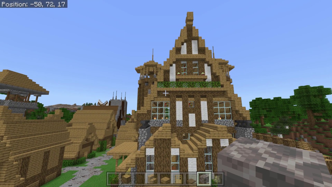 Minecraft building a kingdom tutorial part 3 - YouTube