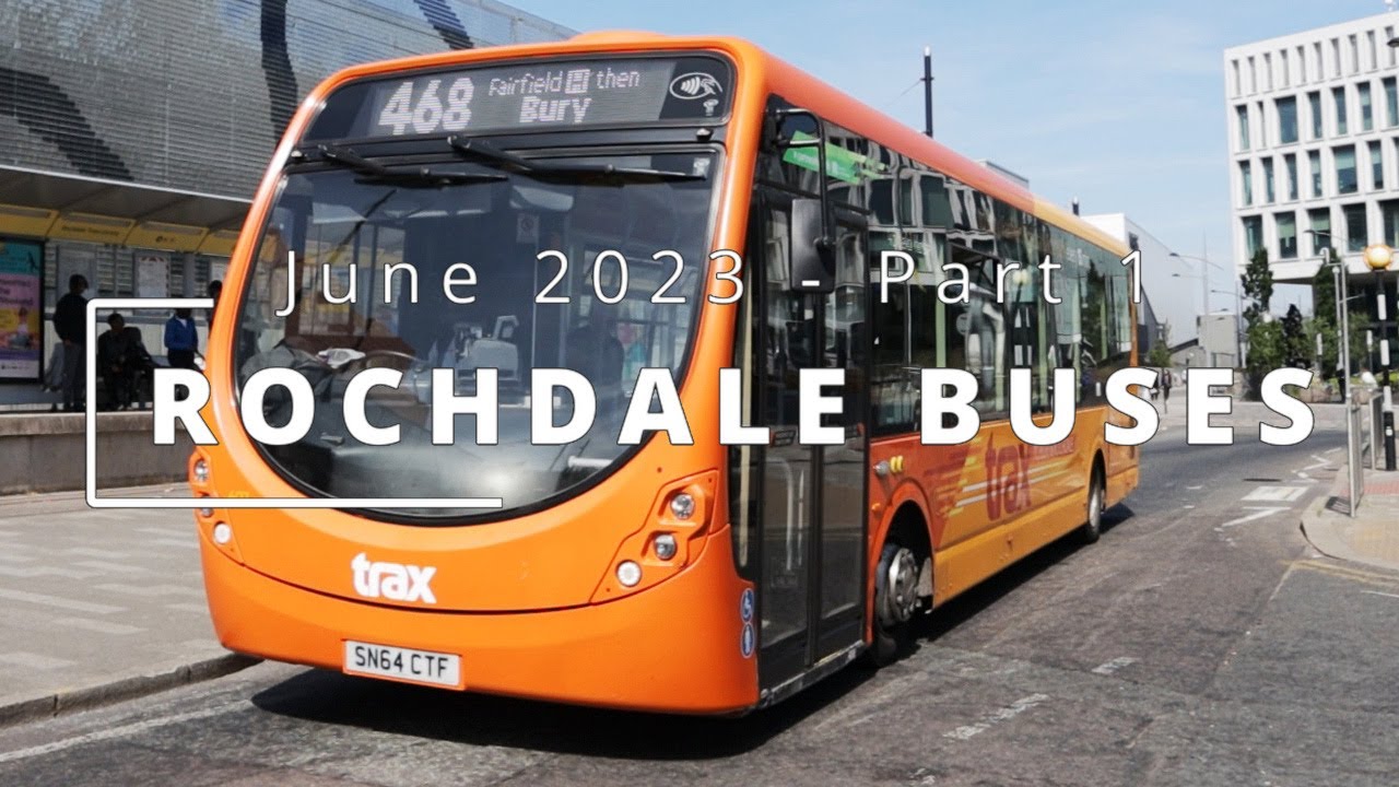 Rochdale Buses - June 23 Part 1 - Transdev, Go North West, Diamond - YouTube