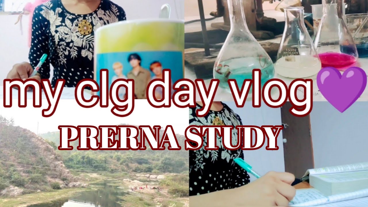 my clg day vlog 😊//clg time study😉//study with music 💜//study with me# ...