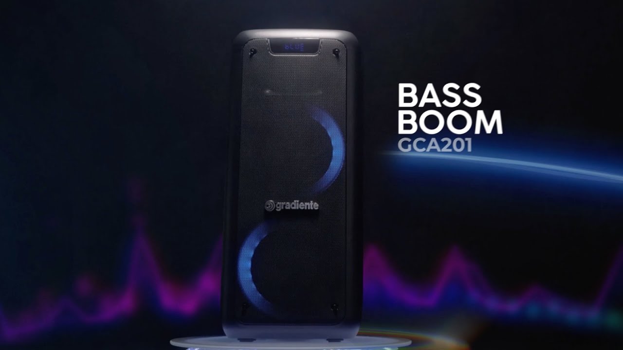 Gradiente® | Caixa Amplificada Bass Boom | Linha Extreme Colors ...