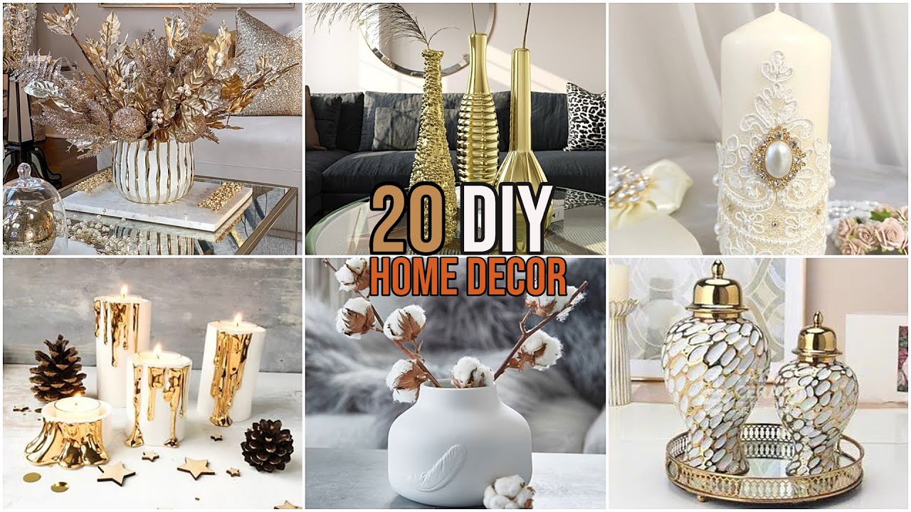 THE BEST 20 IDEAS TO DECORATE YOUR HOME with cheap and easy-to-make ...