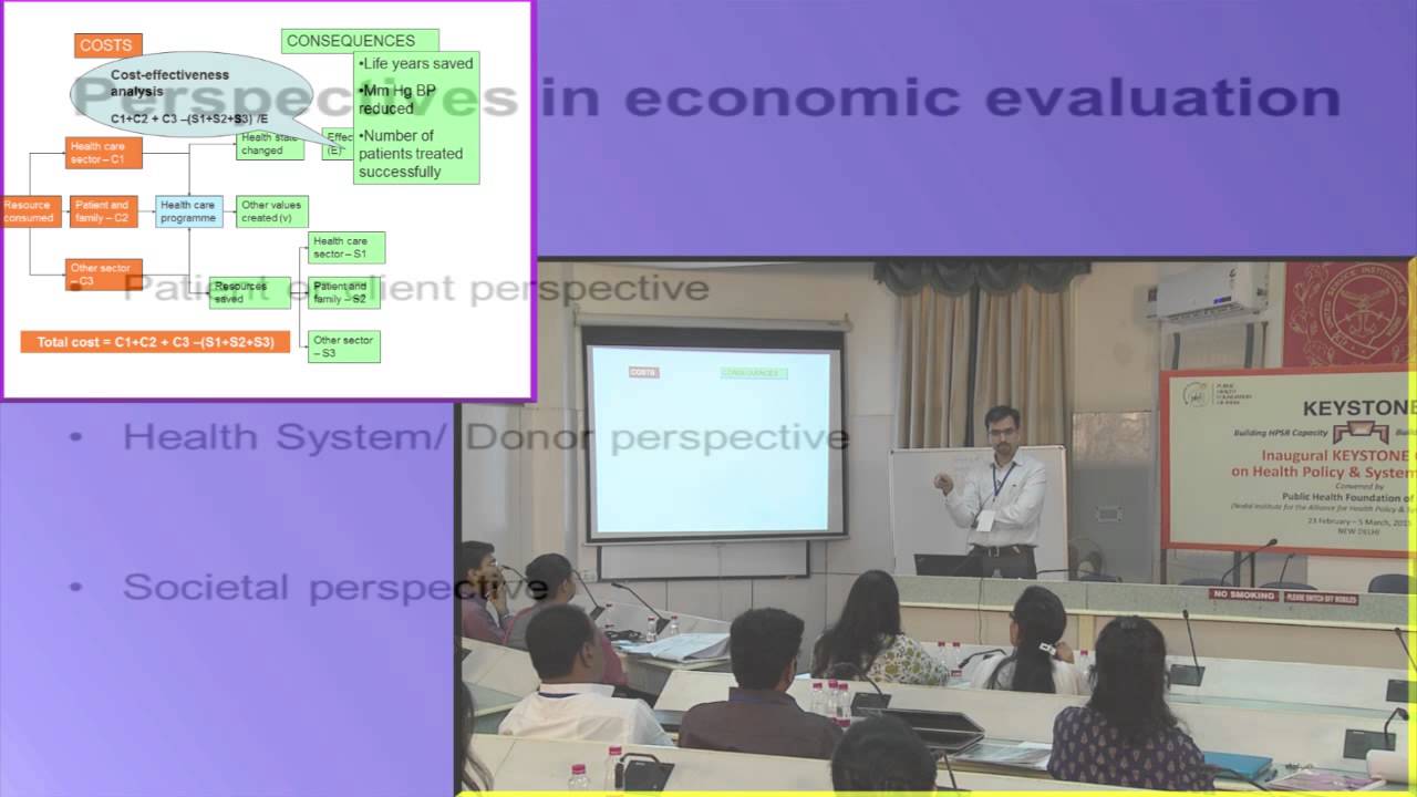 KEYSTONE / Module 5 / Session 3: Economic Evaluation - YouTube