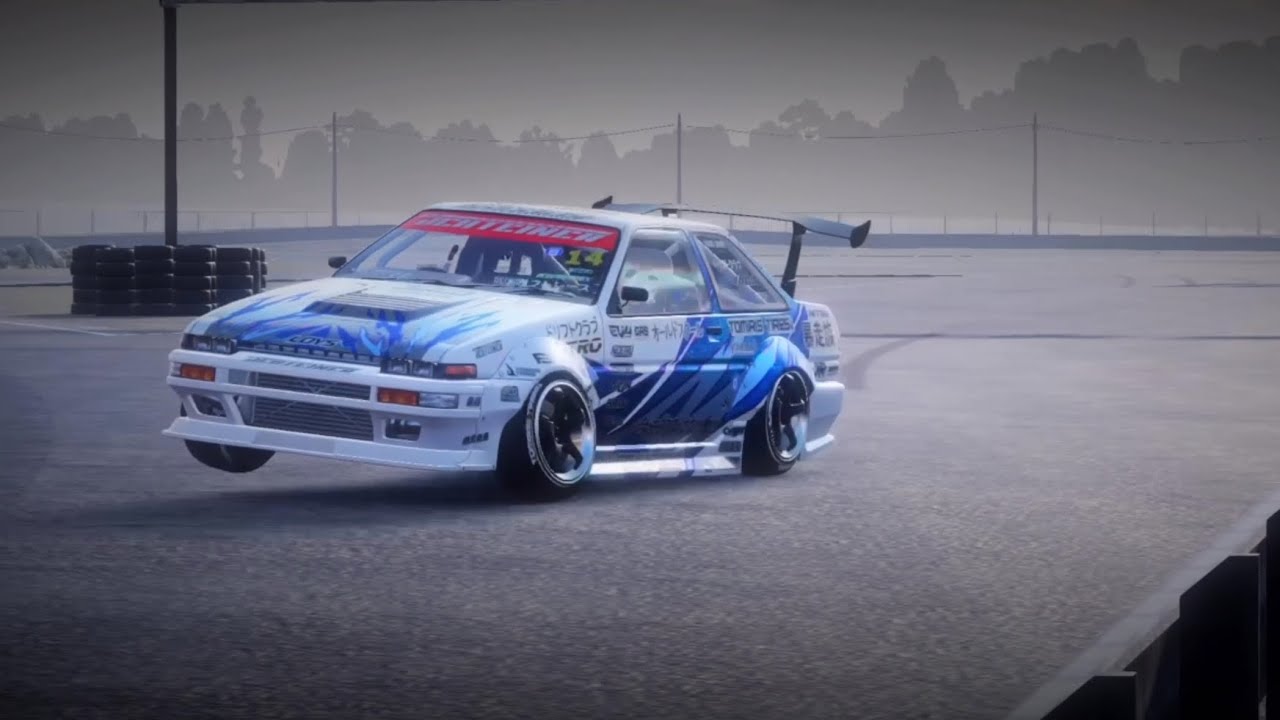 Feint style rear entry practice at Atron - 600hp SR22det AE86 on semi ...